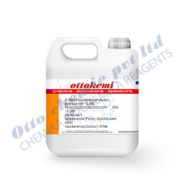 Manufacturers of Poly(tetrahydrofuran), CAS 25190-06-1, P 1554, along ...