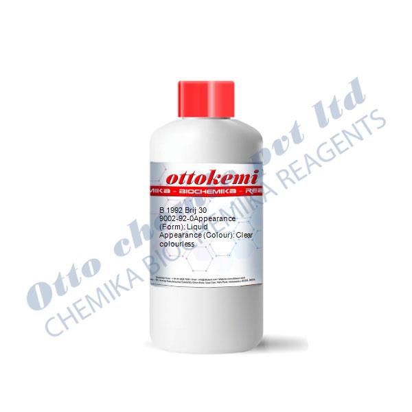 Brij 30 - 9002-92-0 - Polyethylene glycol dodecyl ether | Otto Chemie ...